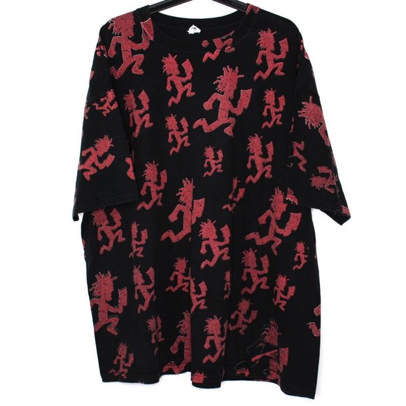 Anvil | Shirts | Vintage Insane Clown Posse Mens 3xl Icp Aop All Over ...